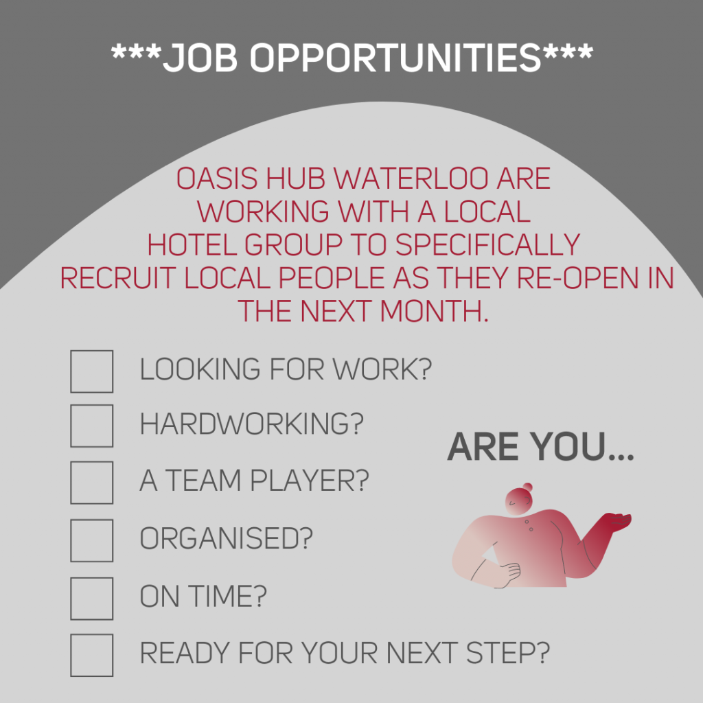Employability Support - Oasis Hub Waterloo