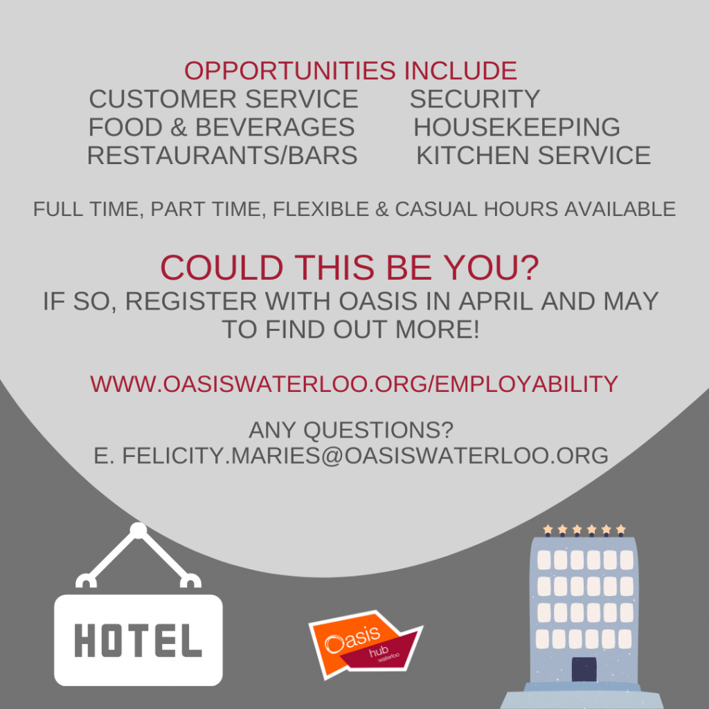 Employability Support - Oasis Hub Waterloo