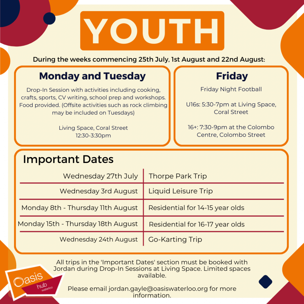 Summer - Oasis Hub Waterloo